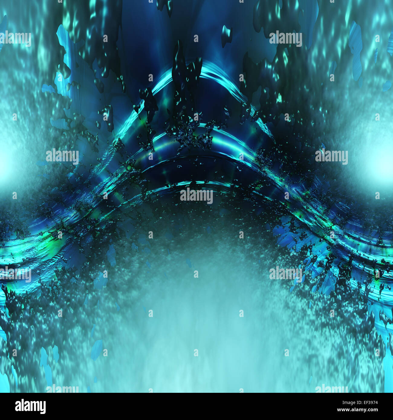 Digital Illustration of a surreal abstract Structure Stock Photo - Alamy