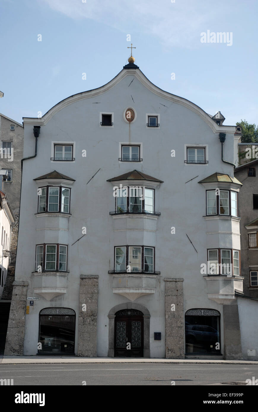 Hall in Tirol, Haus Unterer Stadplatz 11, a historical building in ...