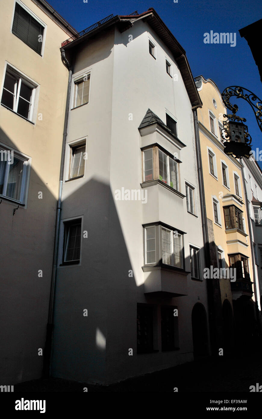 An example of historic tyrolean architecture hi-res stock photography ...