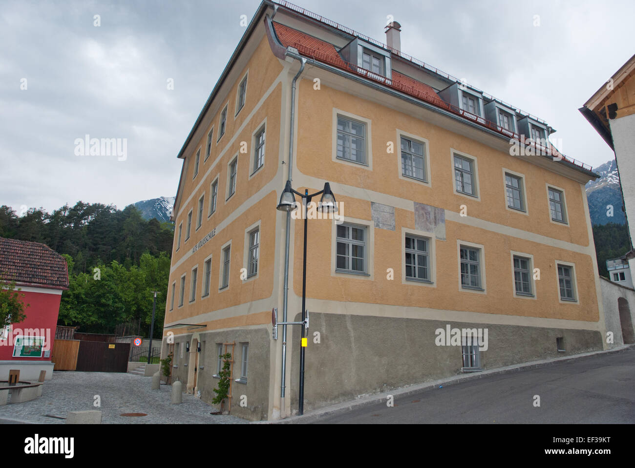 The old elementary school in Imst is a historic educational building ...