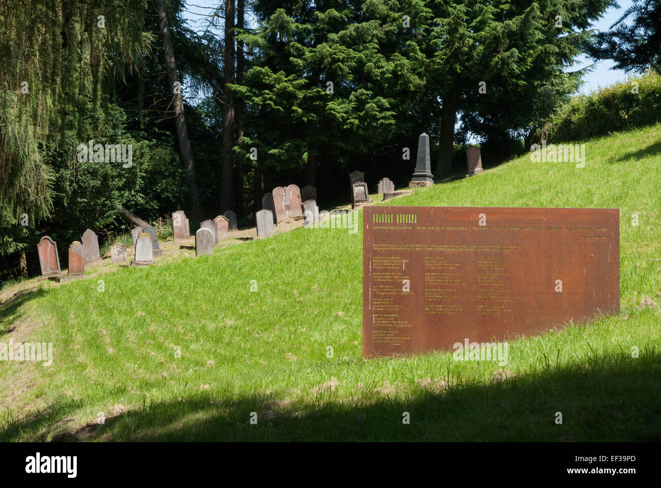 Jüdischer Friedhof Cramberg 1, a Jewish cemetery located in Cramberg ...