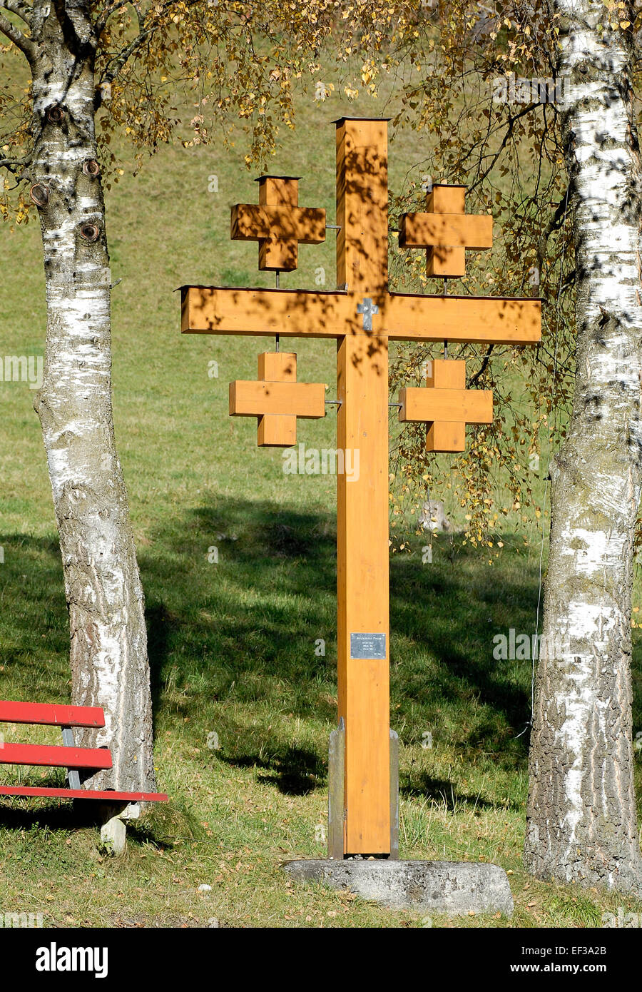 The Jerusalem Cross at Georgenberg, Austria, a significant religious ...
