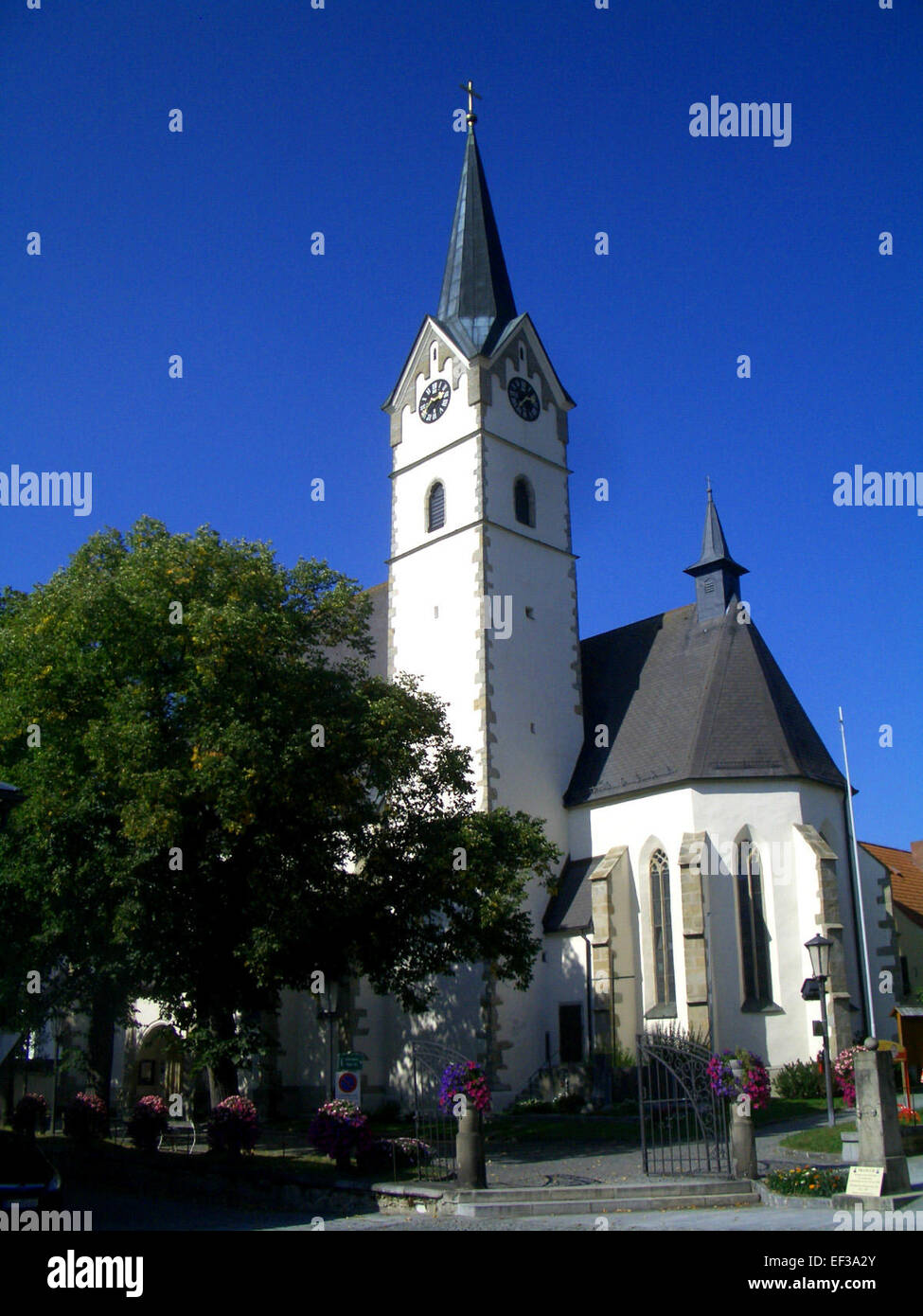 The Königswiesen Church, located in the scenic region of Tyrol, is a ...