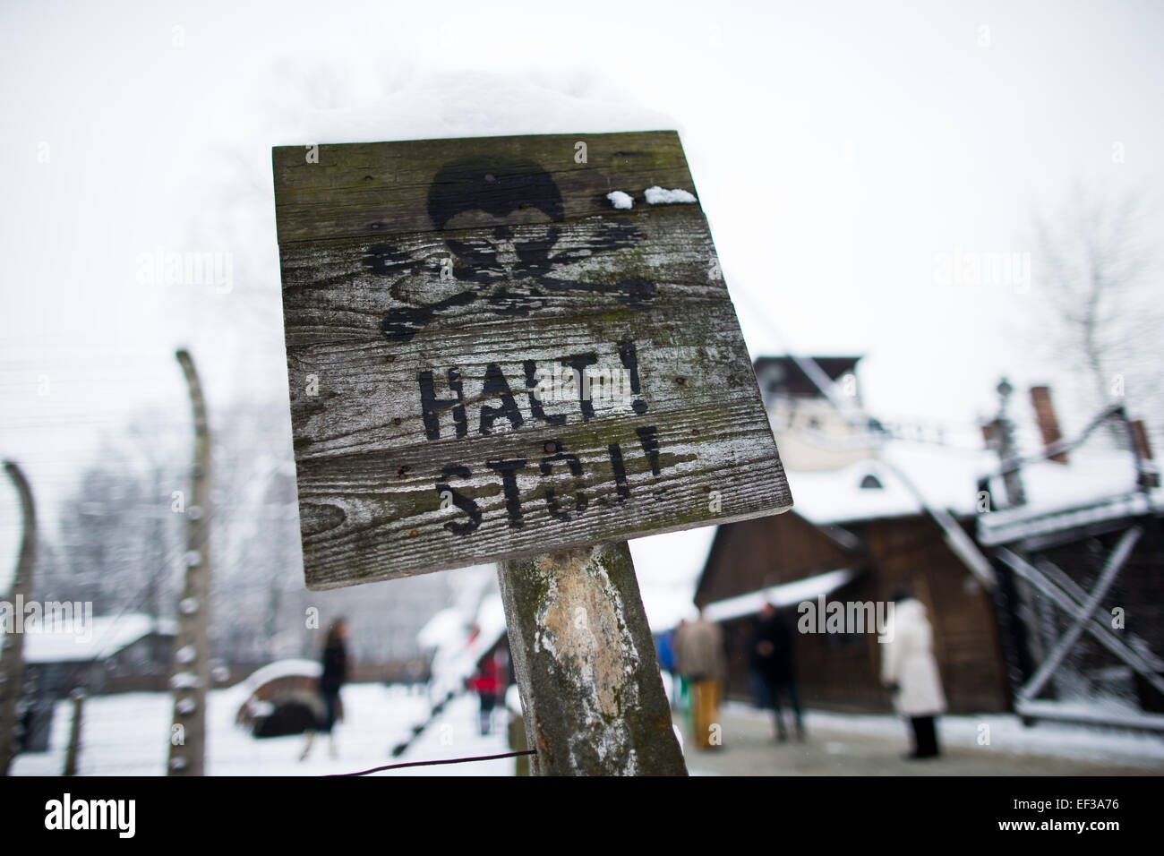 Former nazi concentration camp poland sign hi-res stock photography and ...