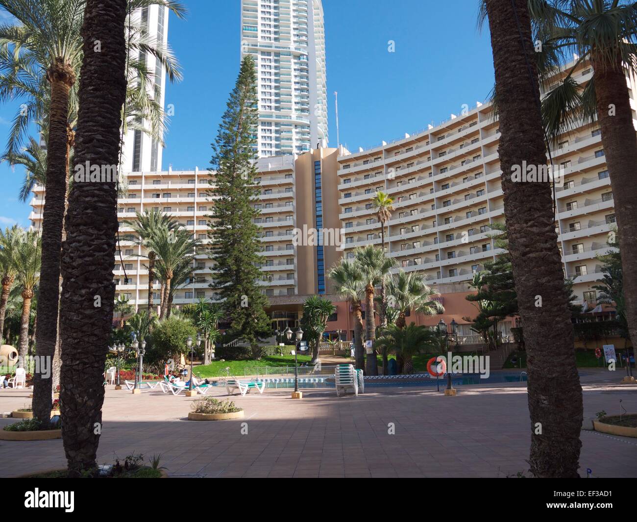 Spain benidorm pool hi-res stock photography and images - Alamy