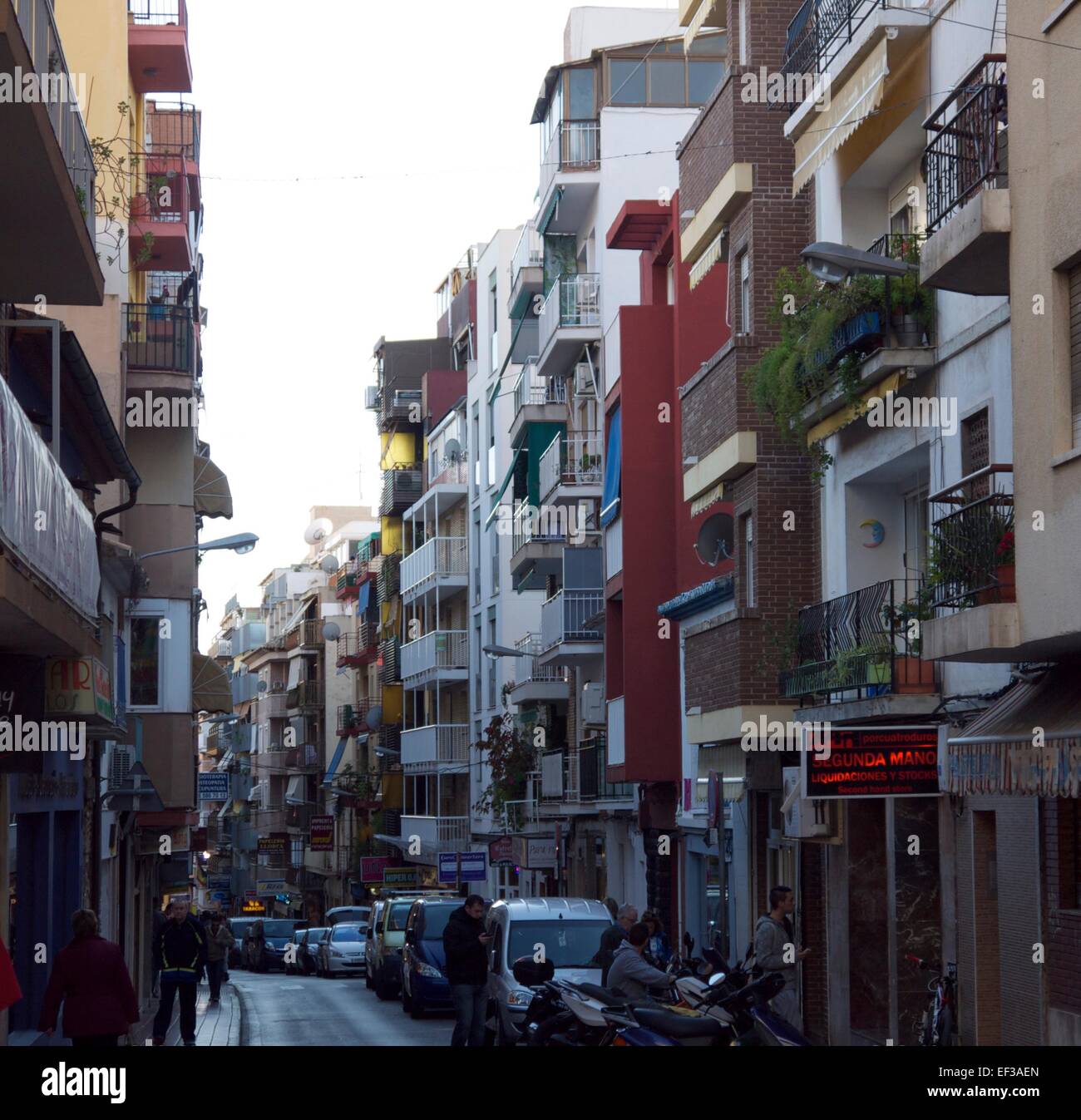 Old town benidorm hi-res stock photography and images - Alamy