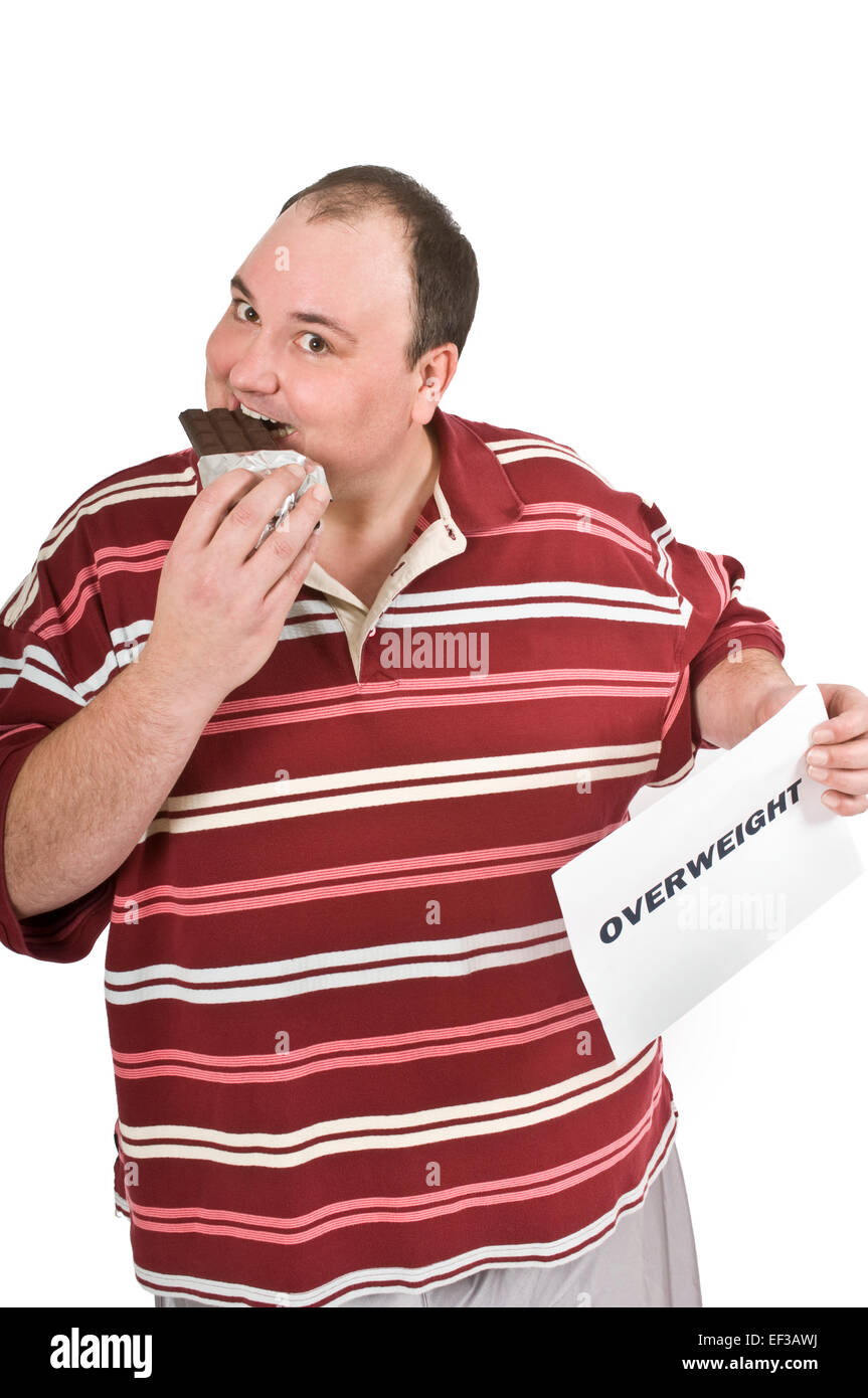 Fat Person Eating Chocolate