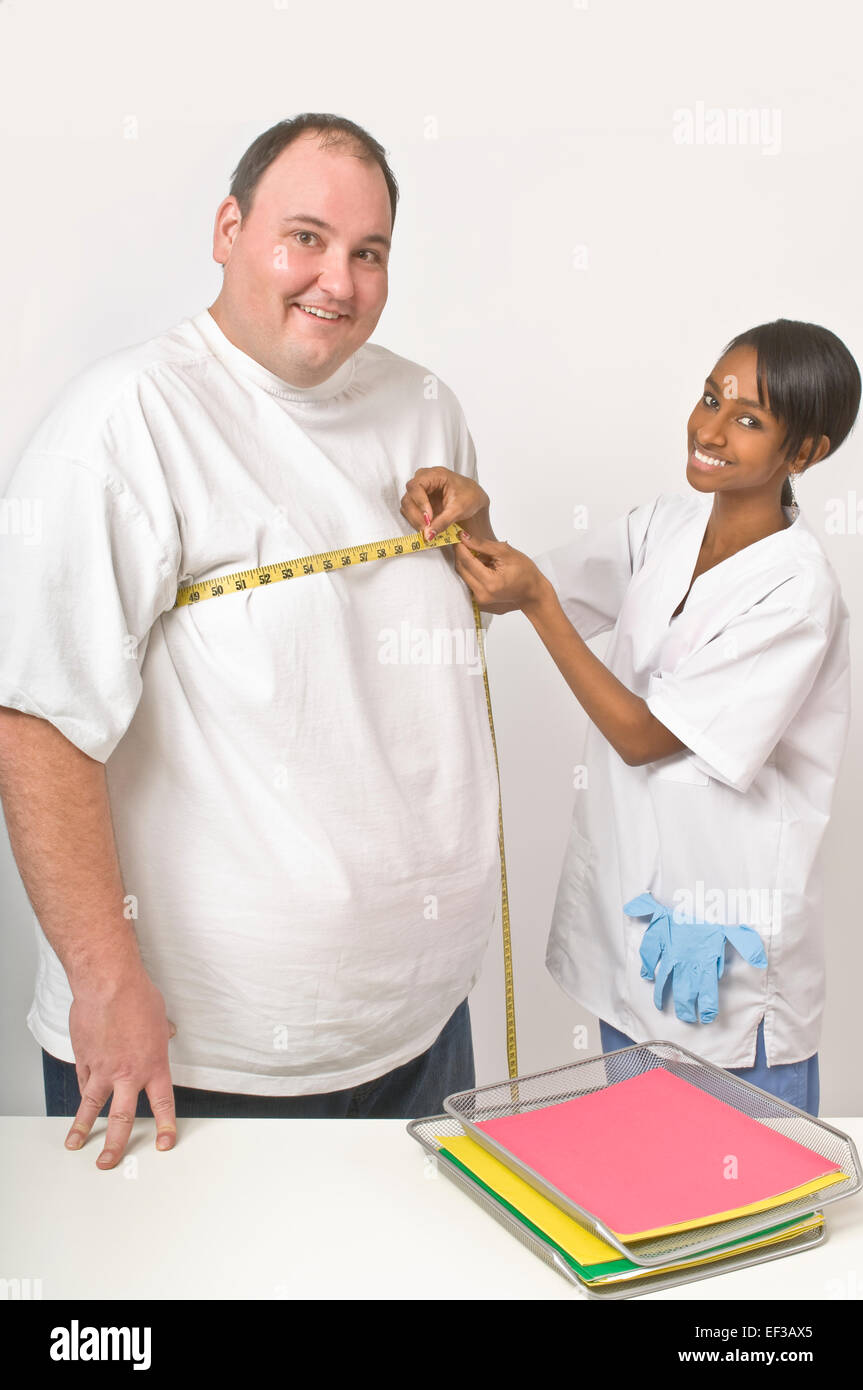 Obese patient nurse hi-res stock photography and images - Alamy