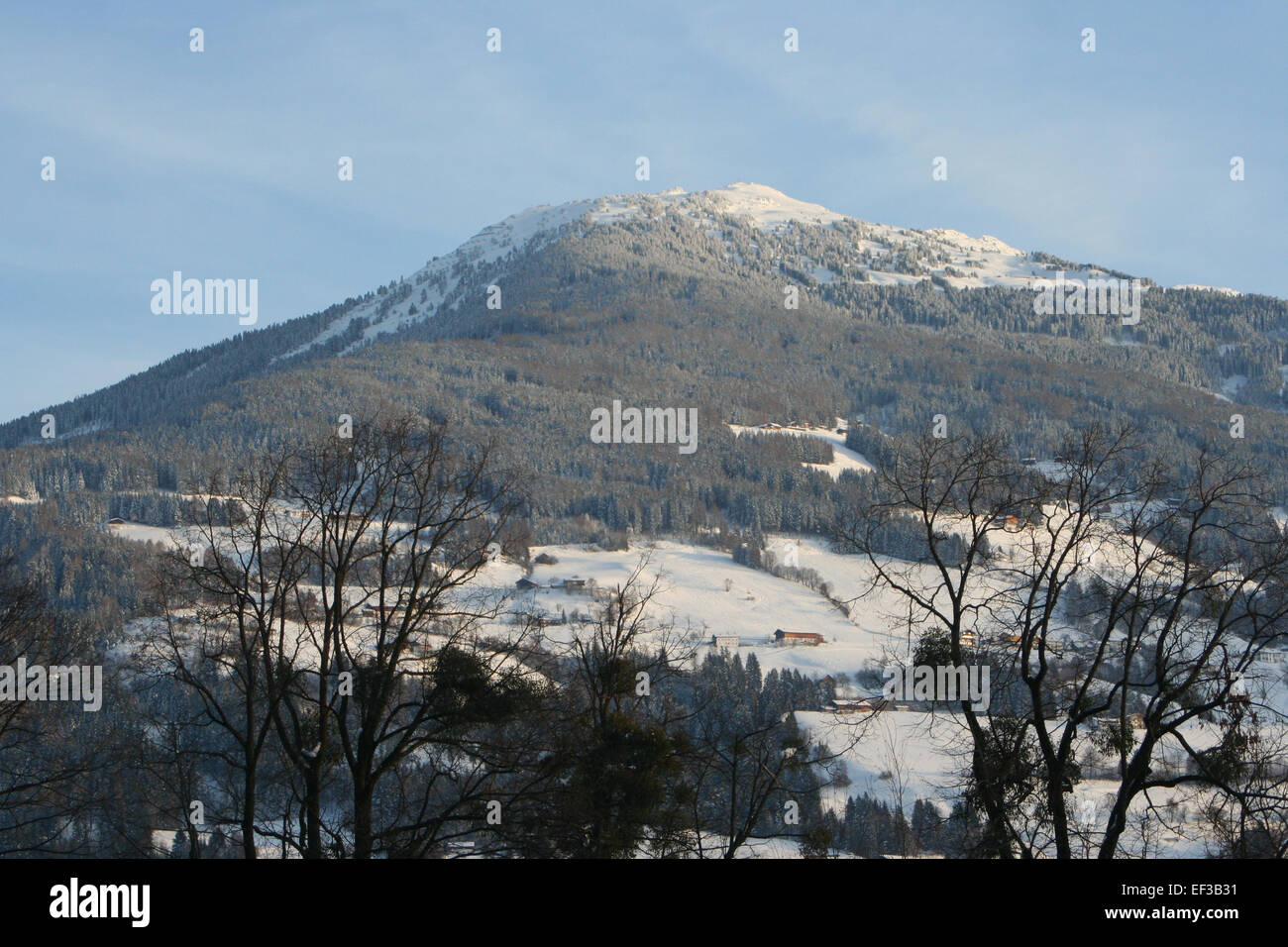 Largoz, a scenic village in the Tyrolean Alps of Austria, offering ...