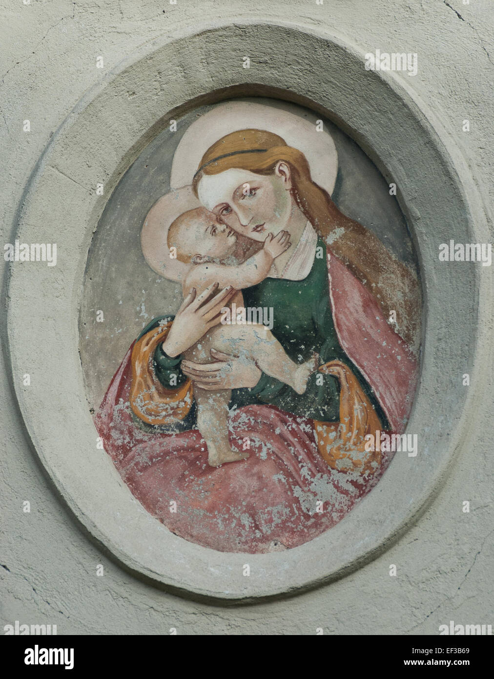 Marienbildnis am Haus Milser Straße 4 Stock Photo - Alamy