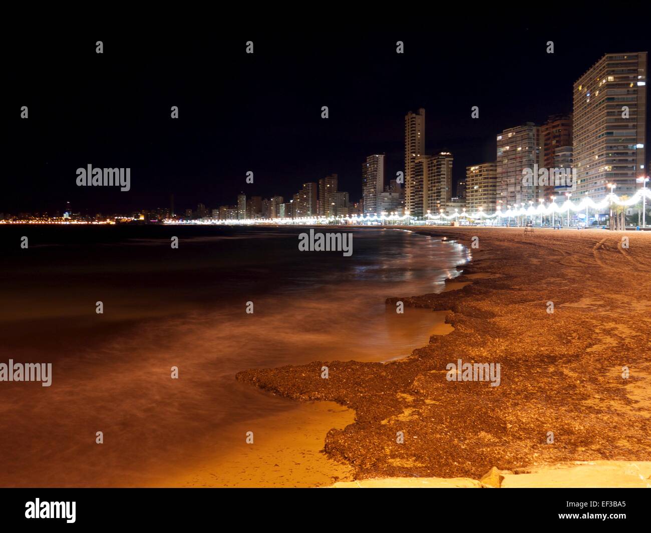 Benidorm night hi-res stock photography and images - Alamy