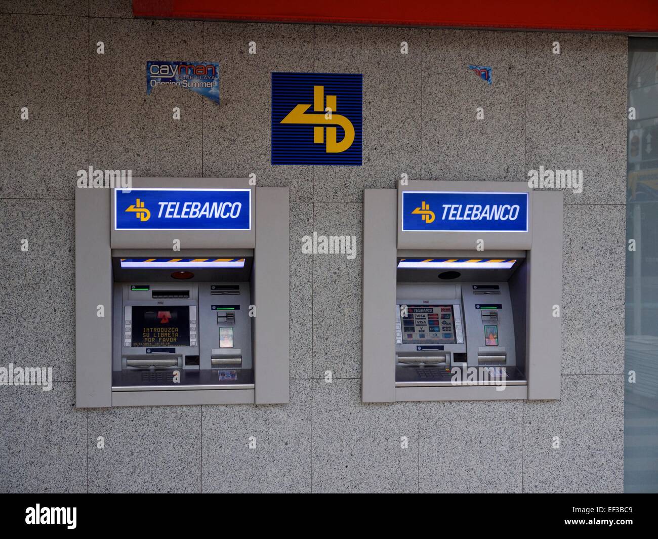 Bank cashcard telebanco hi-res stock photography and images - Alamy
