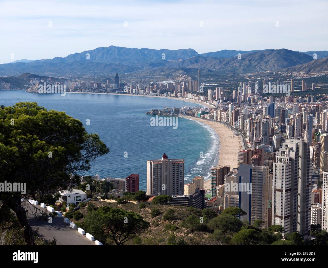 Cross Benidorm Hill High Resolution Stock Photography and Images - Alamy