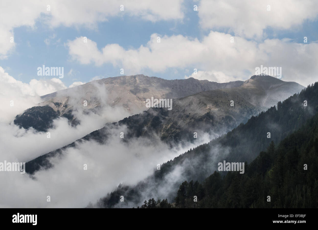 A photograph depicting the scenic landscape of Pagos and Kalogeros ...