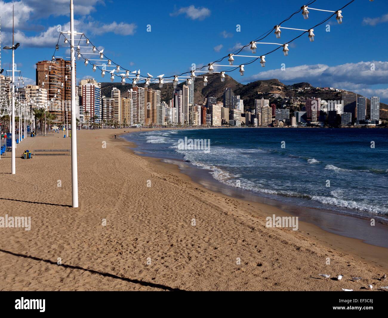 Benidorm beach hi-res stock photography and images - Alamy