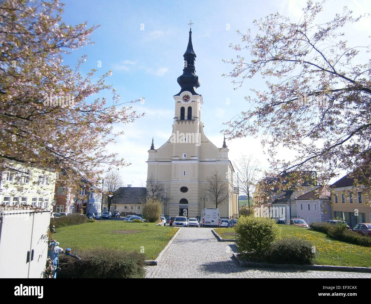 This image depicts the Reichenthal Church, highlighting its ...