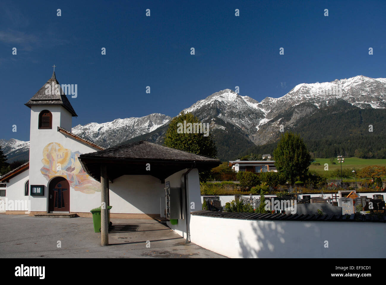 This photograph of the Friedhofskapelle, or cemetery chapel, shows the ...