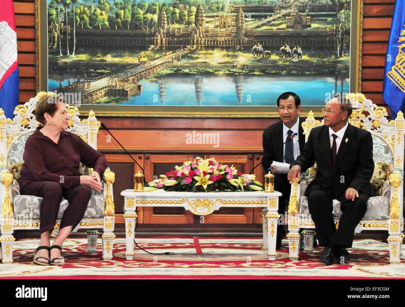 Phnom Penh, Cambodia. 26th Jan, 2015. Cambodian National Assembly ...
