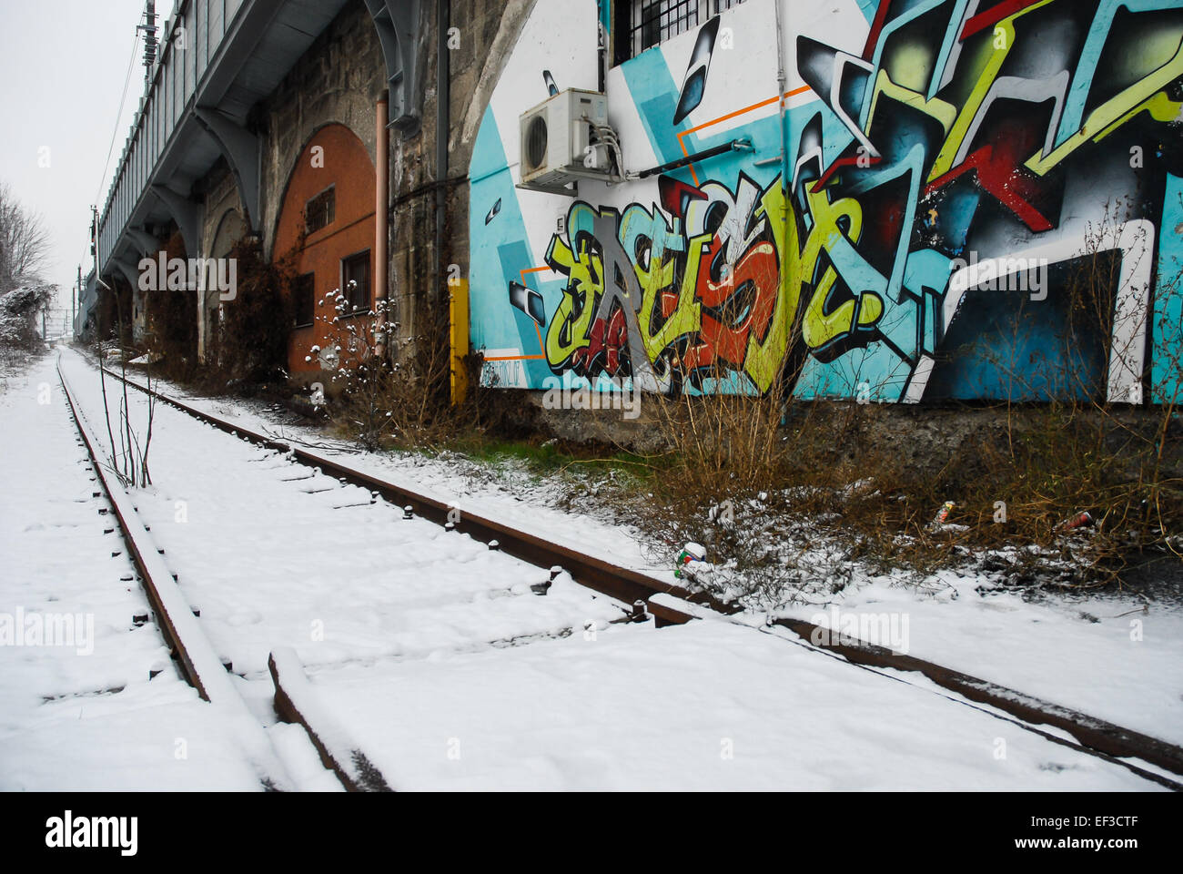 Schlachthofgleis in Innsbruck represents an important railway area in ...