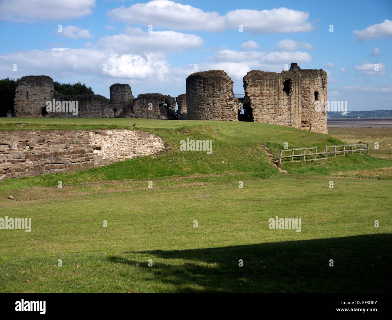 Flint castle ruins as featured in Shakespeare's Richard II Stock Photo ...