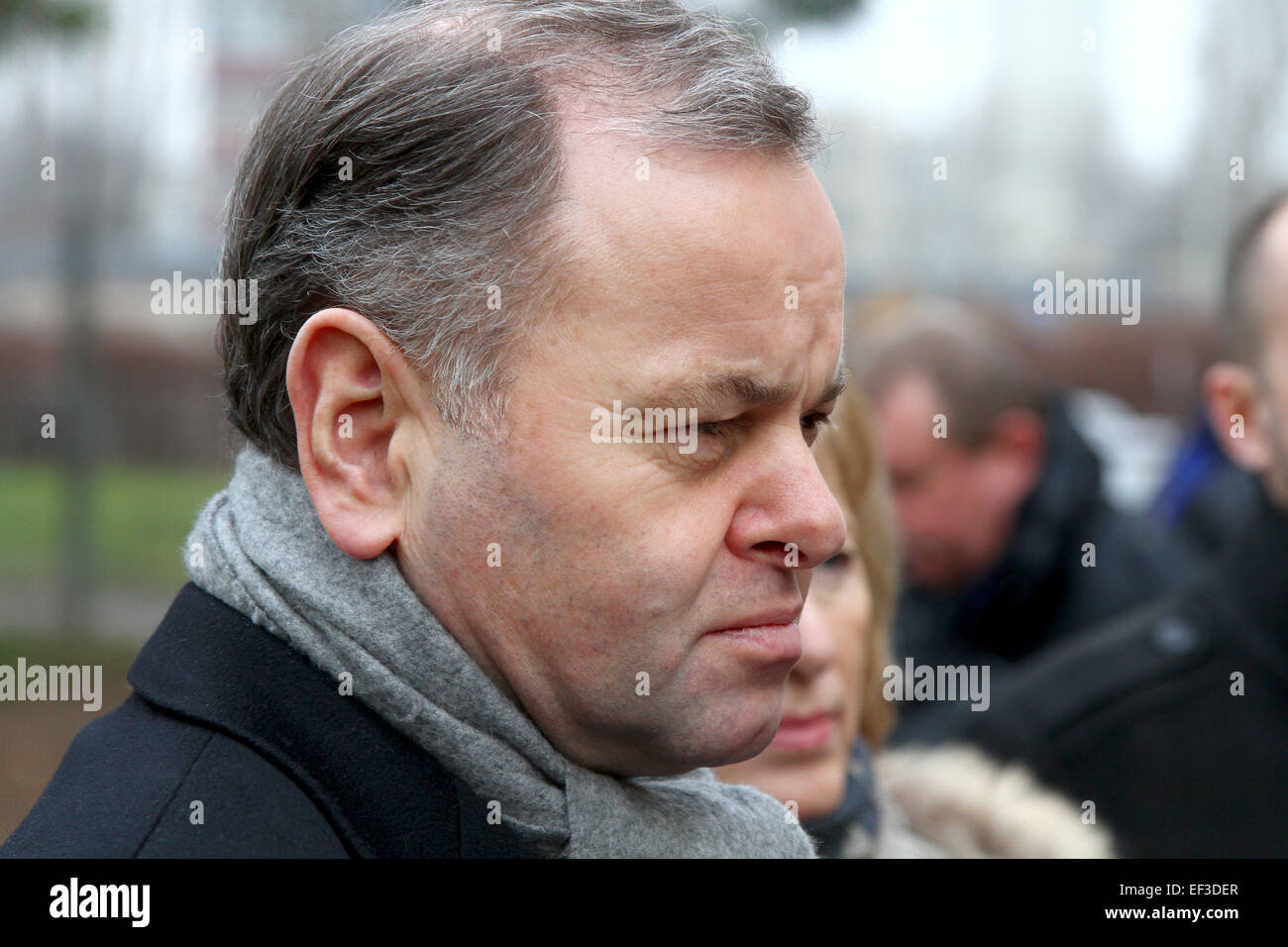 Norwegian parliament head Olemic Thommessen (pictured), who is visiting ...