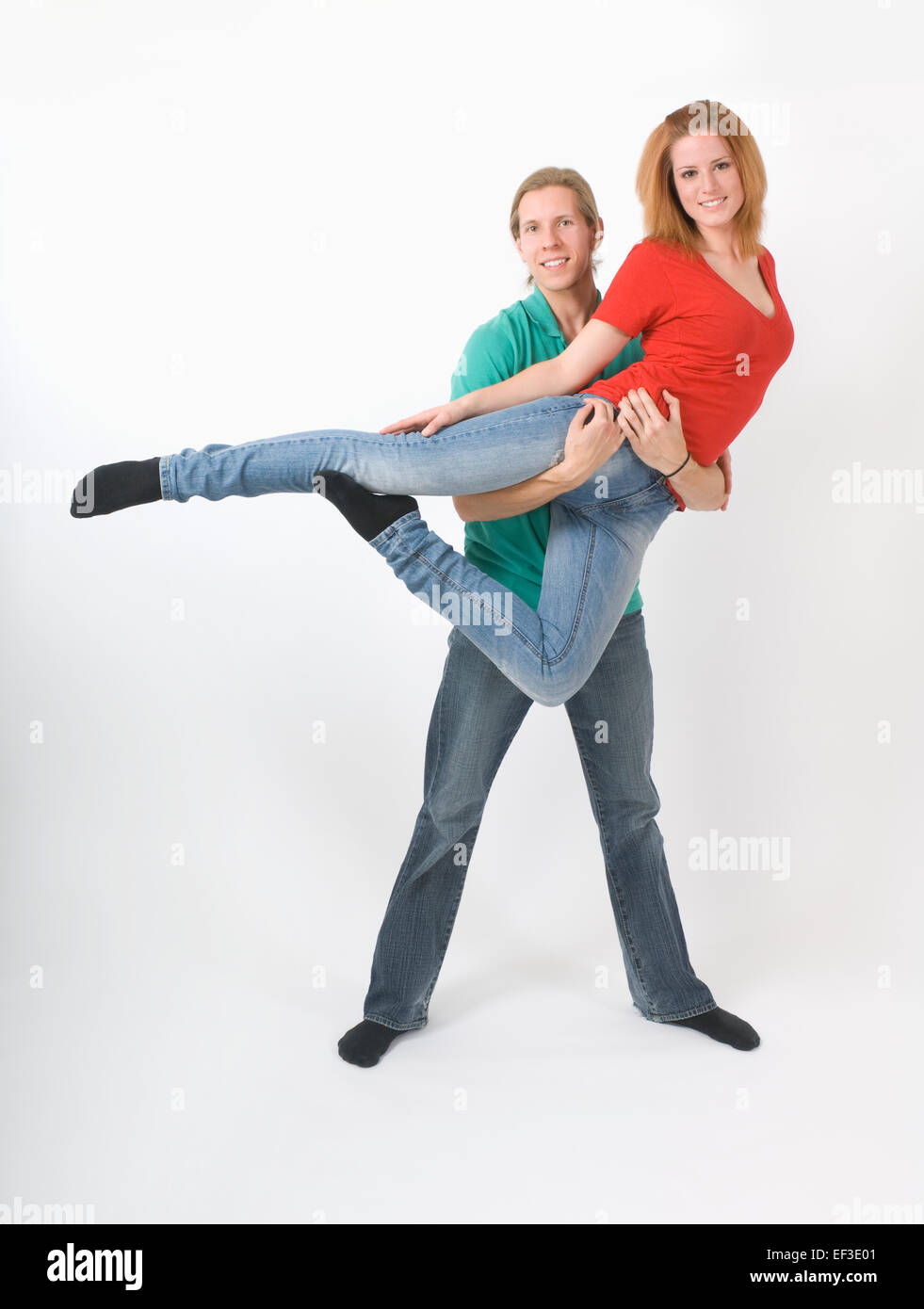 Man lifting woman dancing hi-res stock photography and images - Alamy