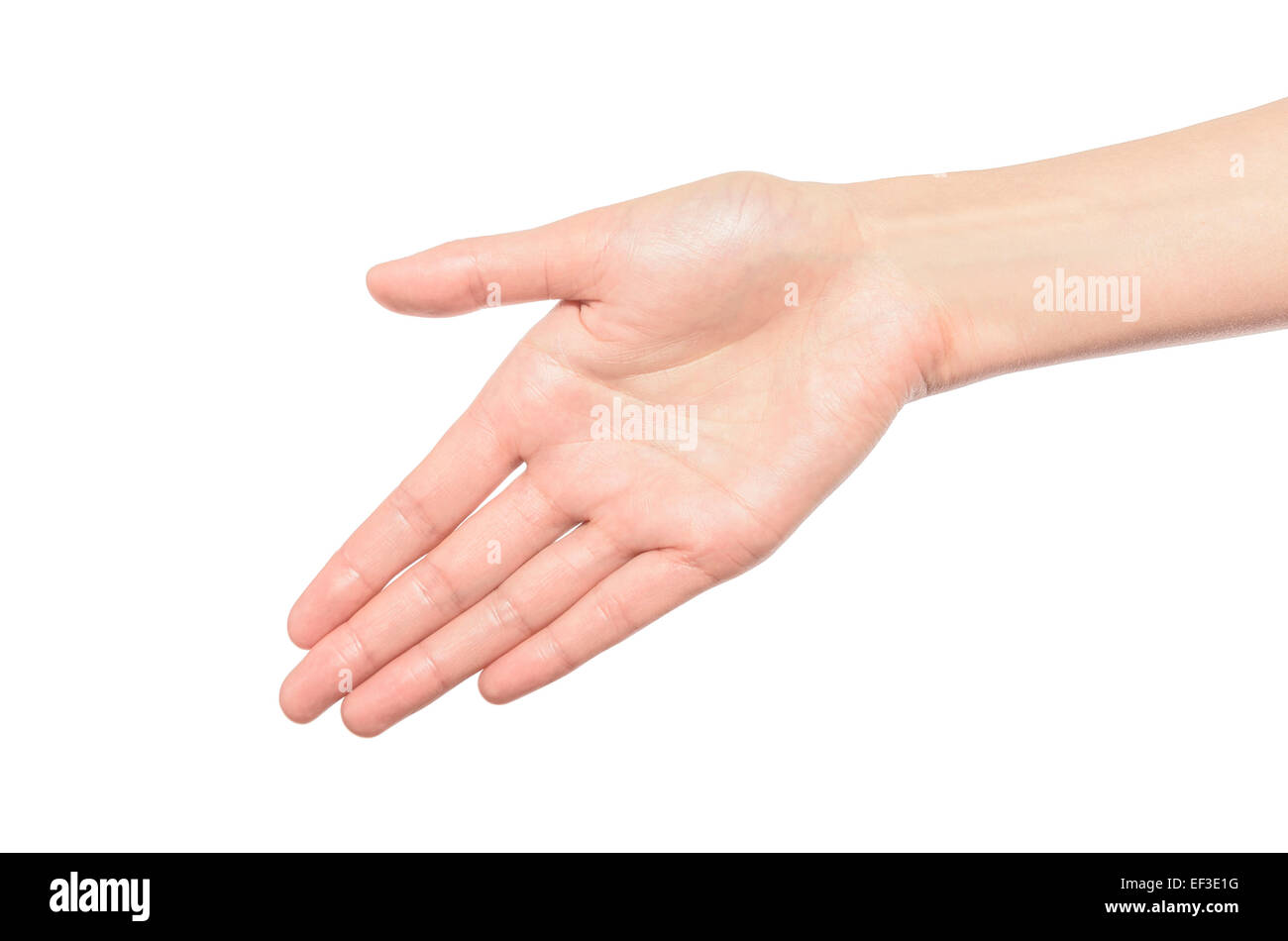 Outstretched hand hand shake one hand hi-res stock photography and ...