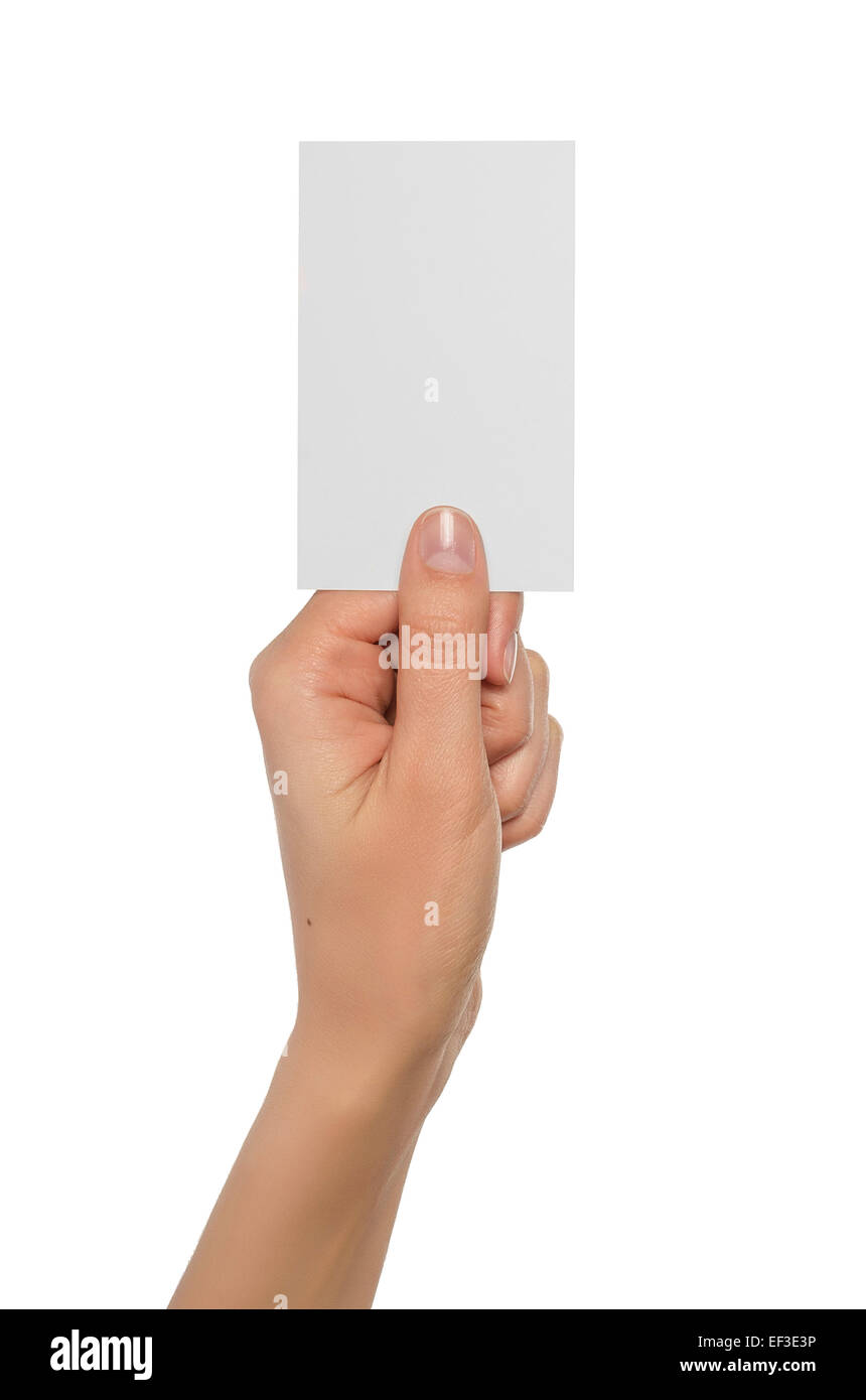 Business woman showing information Cut Out Stock Images & Pictures - Alamy