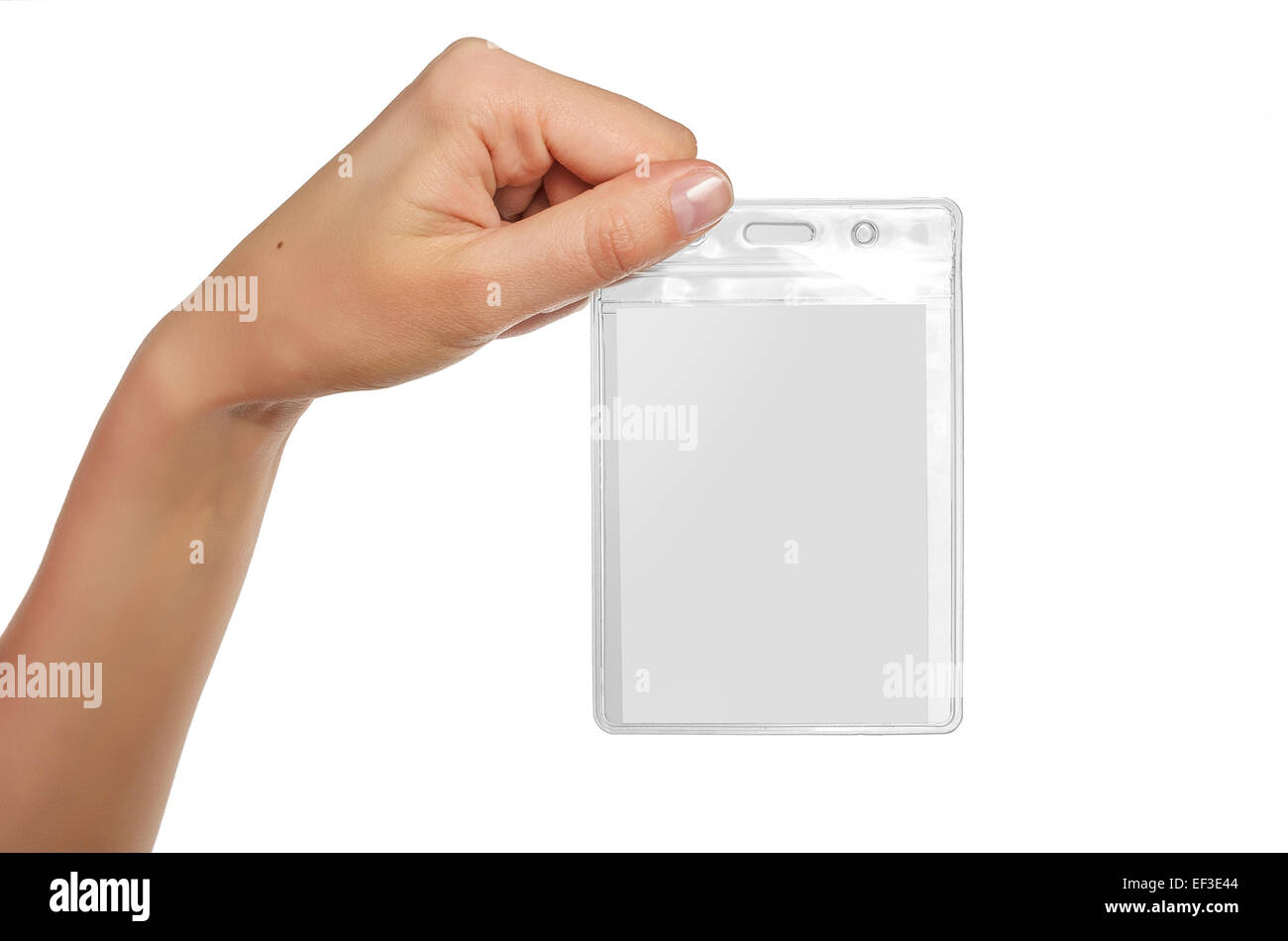 Blank name badge hi-res stock photography and images - Alamy