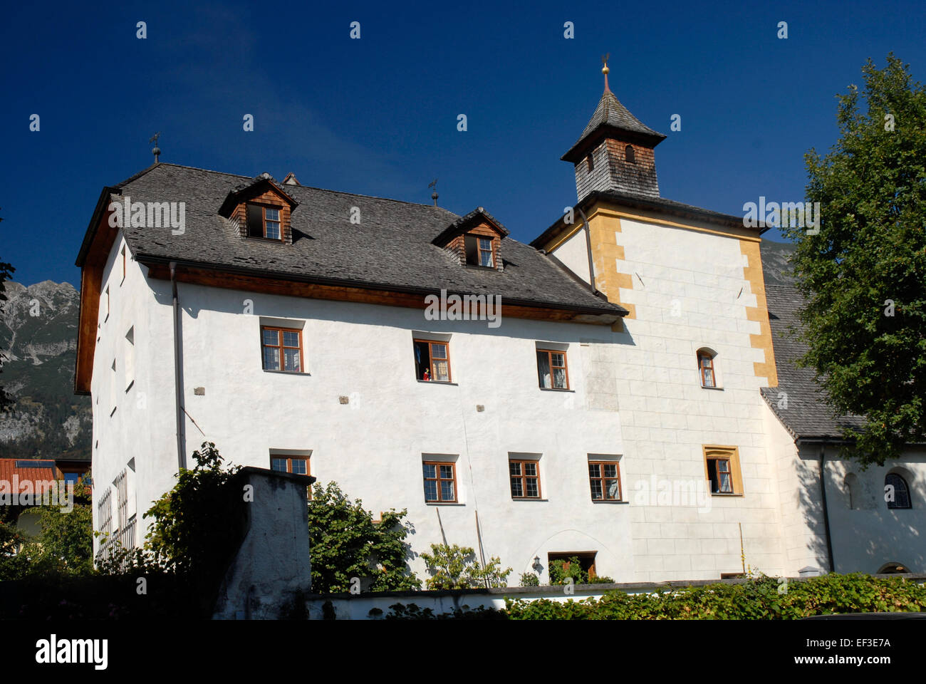 An example of historic tyrolean architecture hi-res stock photography ...