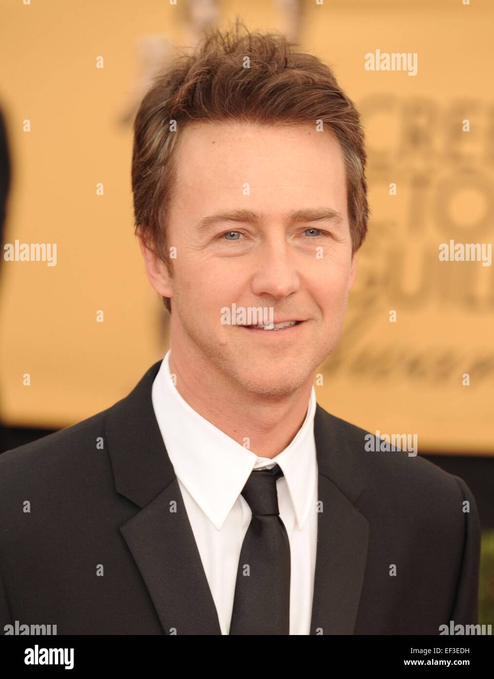 Edward Norton at arrivals for 21st Annual Screen Actors Guild Awards ...