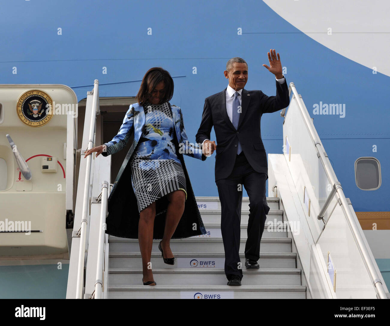 The US President, Mr. Barack Obama with First Lady Mrs. Michelle Obama ...