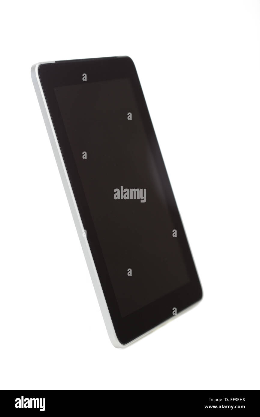 black tablet pc computer with blank screen Stock Photo - Alamy
