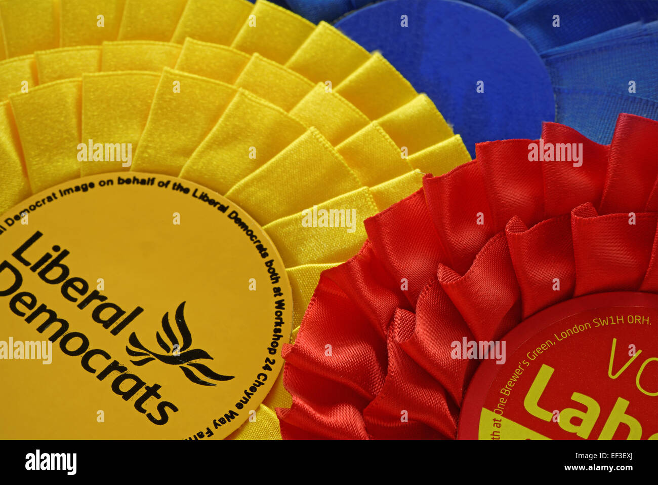 Political rosettes hi-res stock photography and images - Alamy