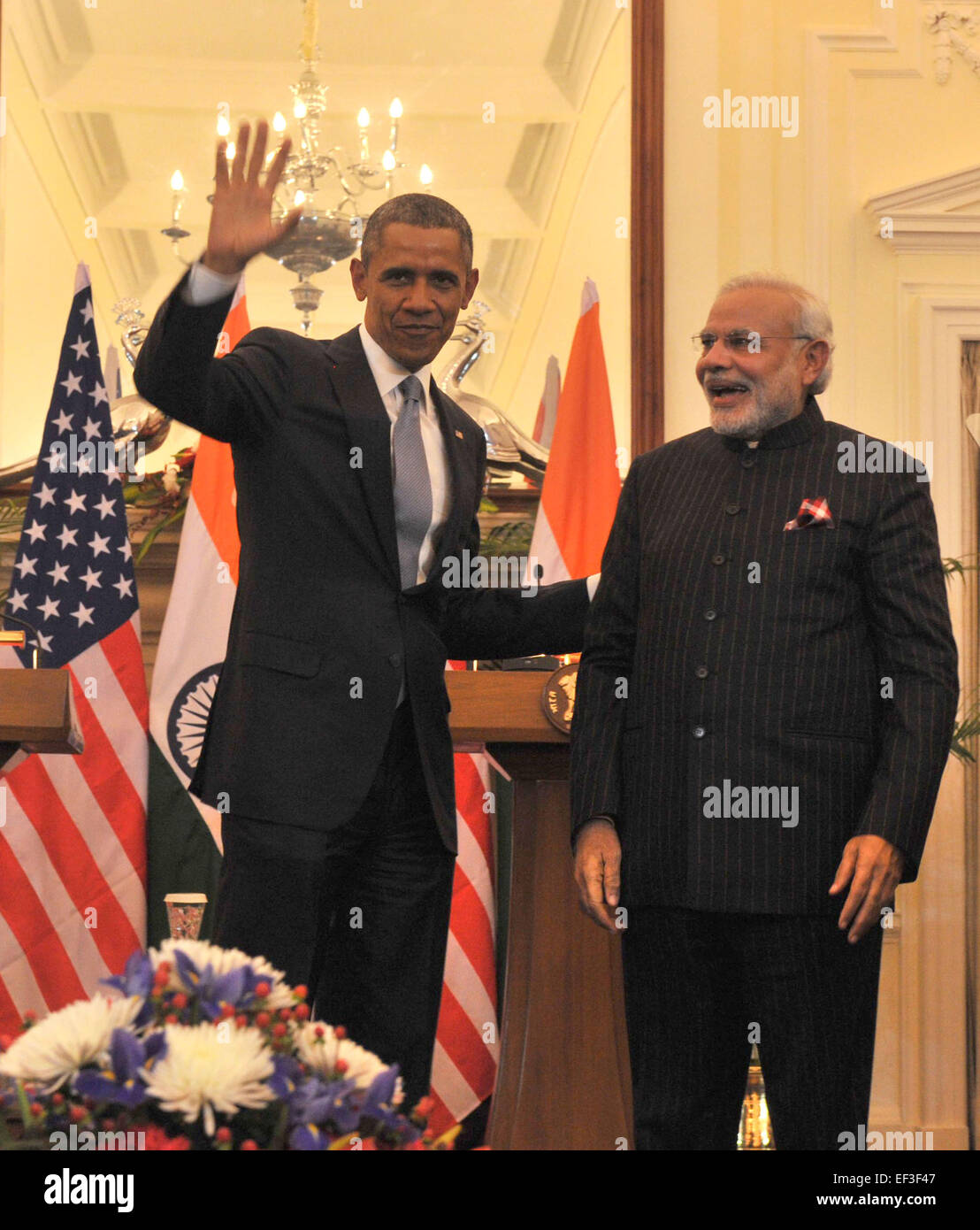 The Prime Minister, Shri Narendra Modi with the US President, Mr ...