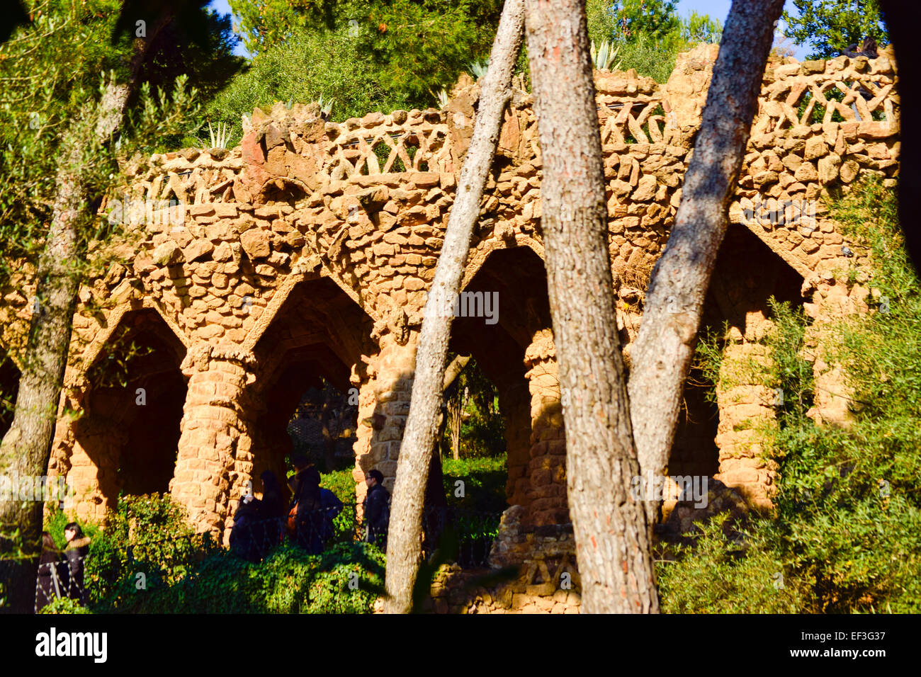Gaudi columns hi-res stock photography and images - Alamy