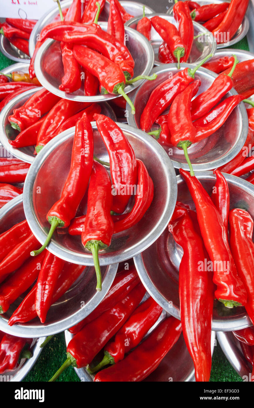 Borough market chillies hi-res stock photography and images - Alamy