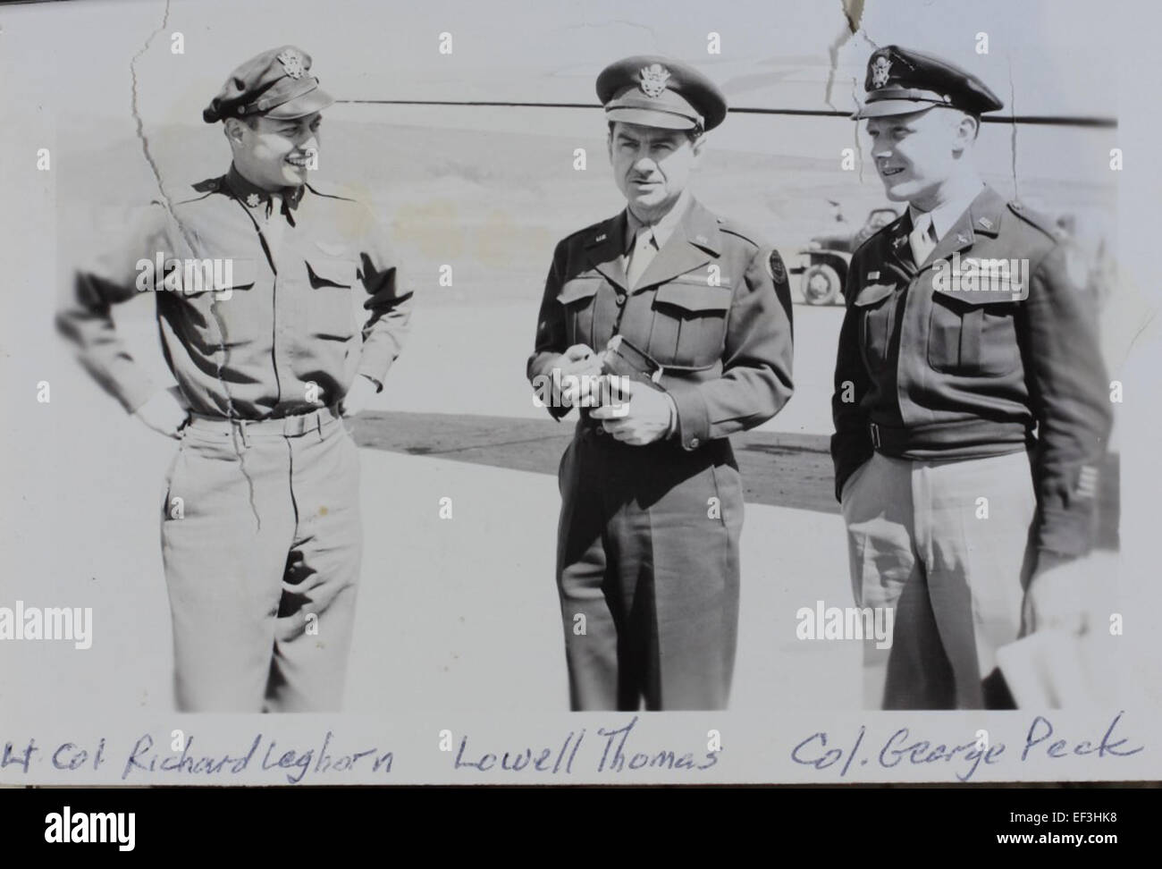 This image from the George Peck Collection captures a historic moment ...