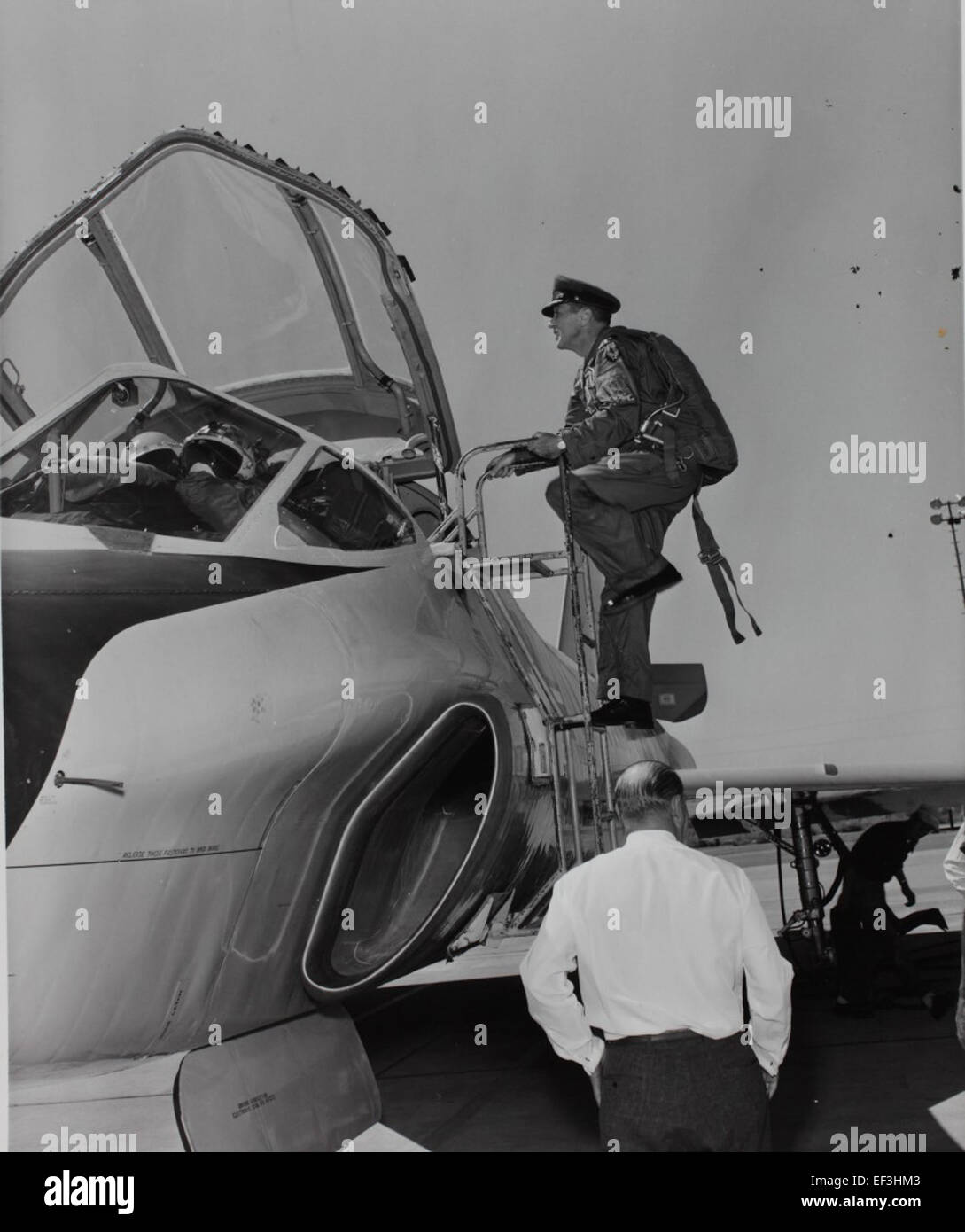 This photograph from the Joseph Famme Collection features a Convair F ...