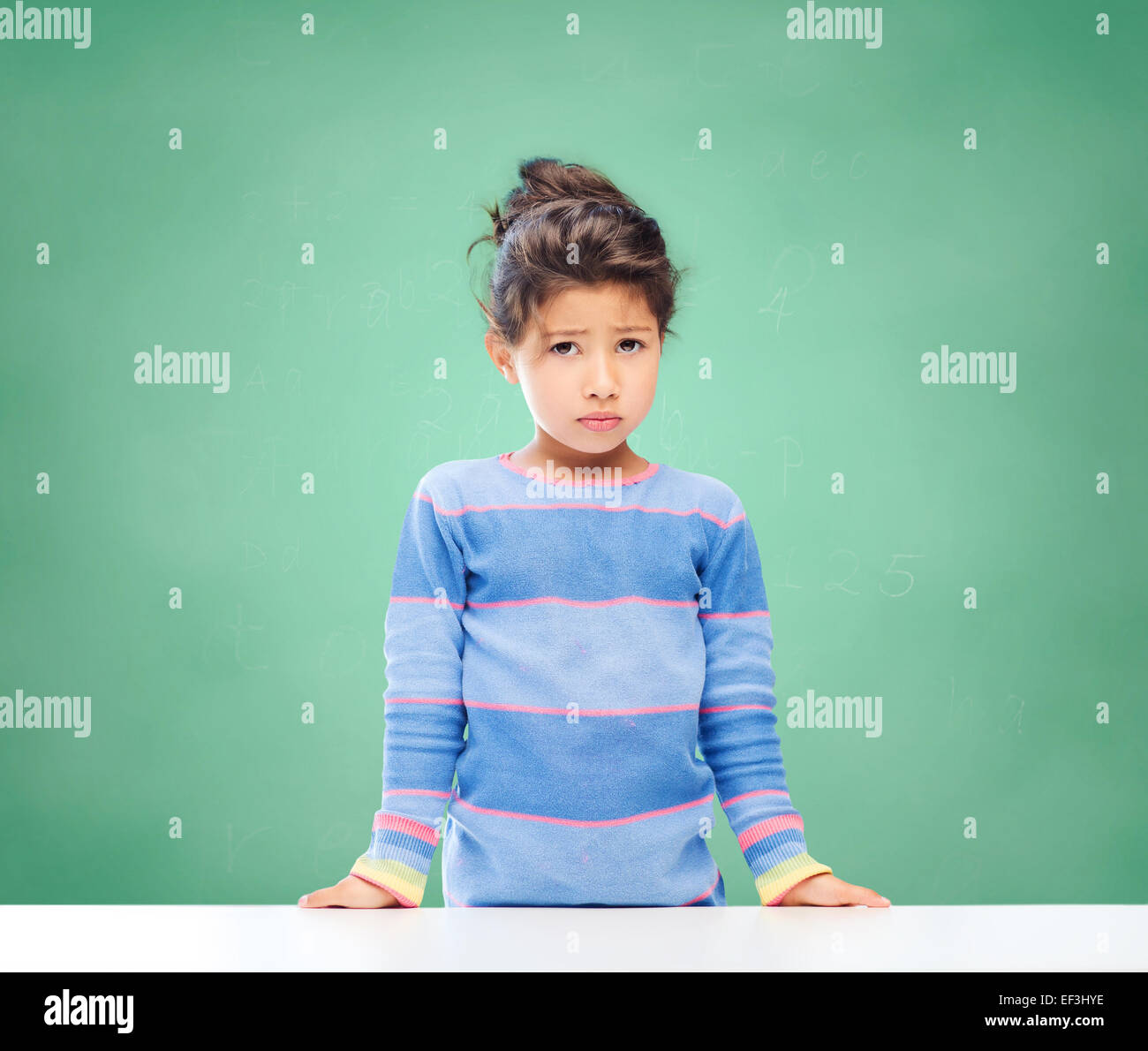 sad little girl Stock Photo - Alamy
