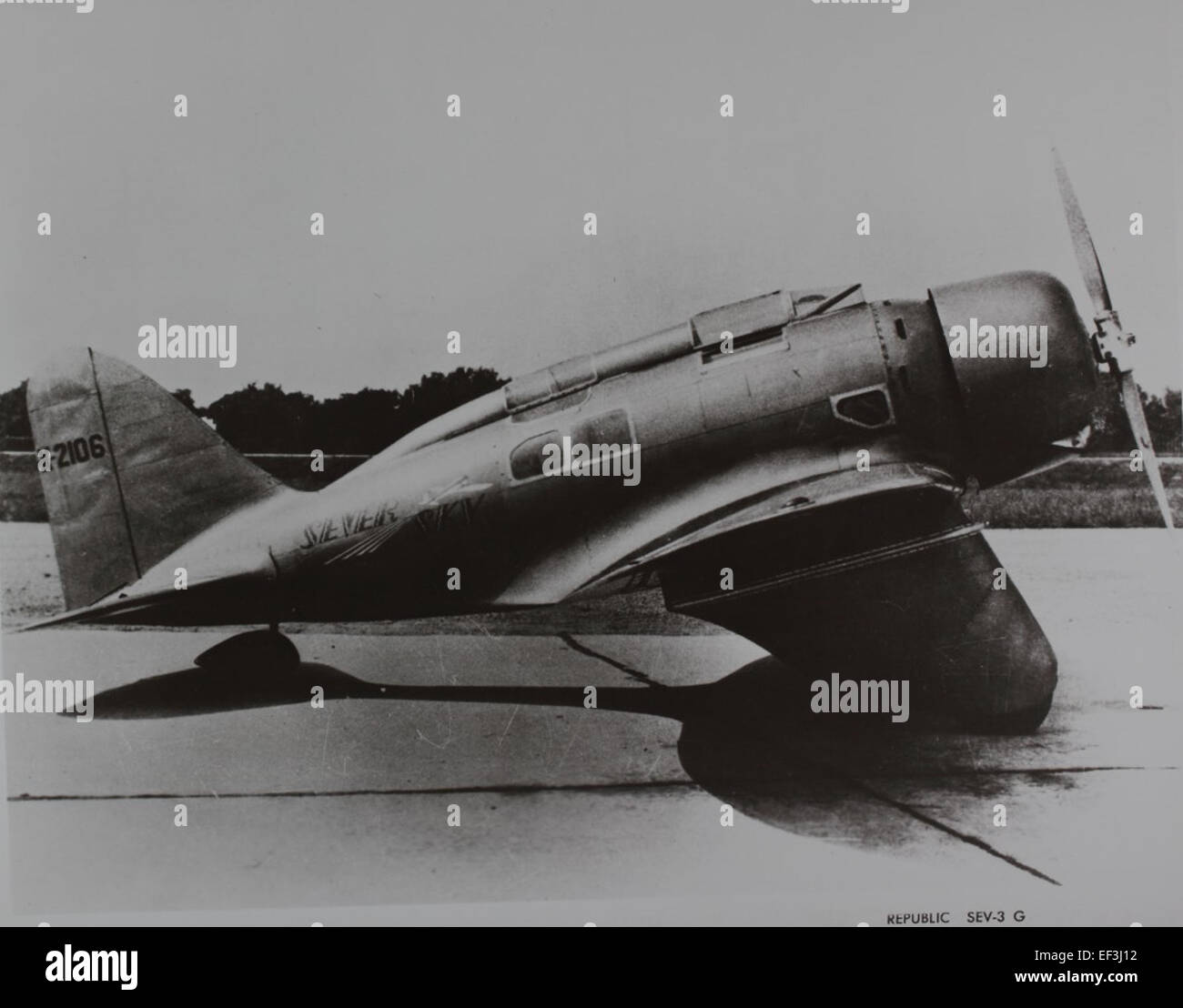 This photograph features the Seversky P-35, specifically a SEV-3XAR (X ...