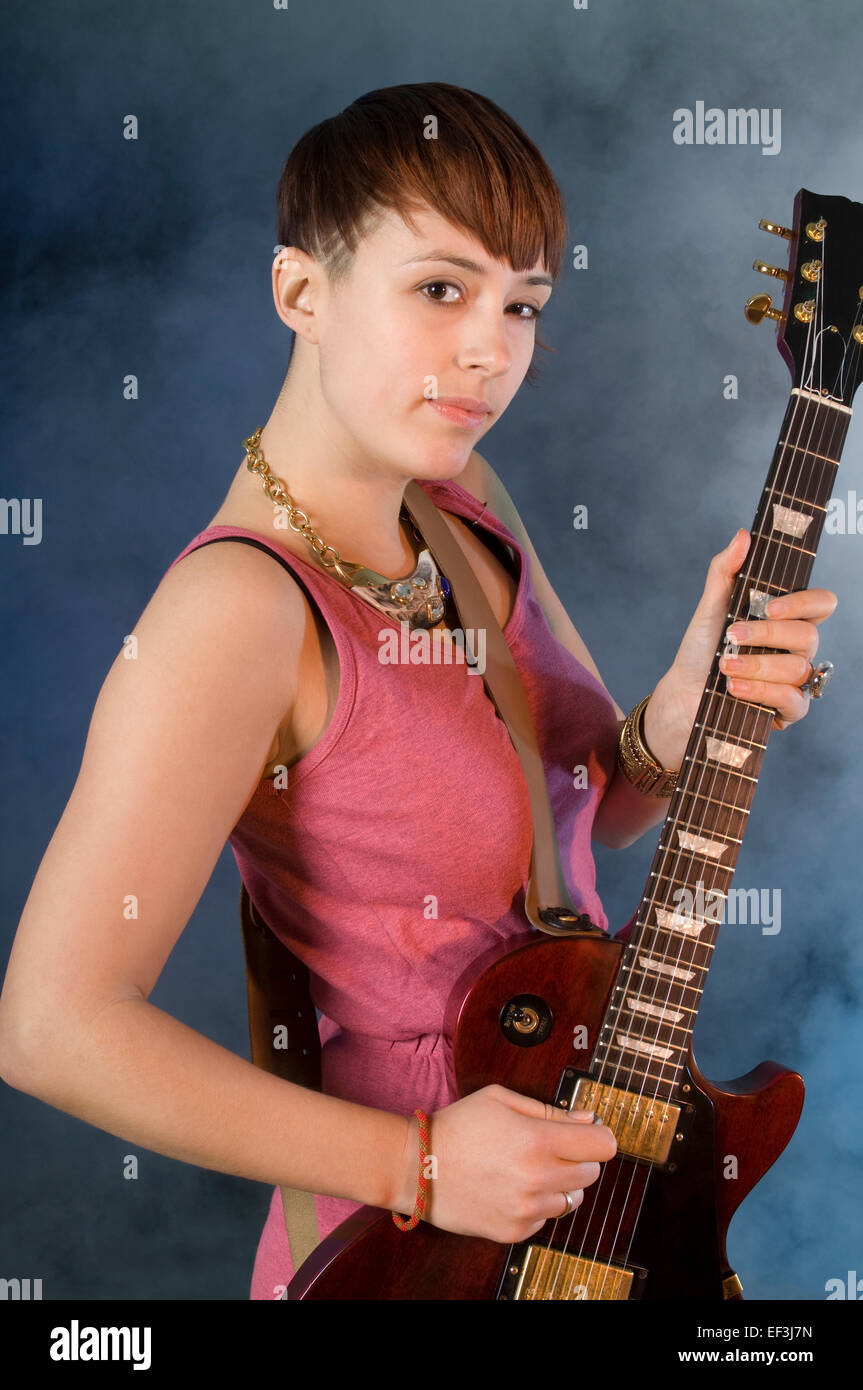 Rehearse electric guitar hi-res stock photography and images - Alamy