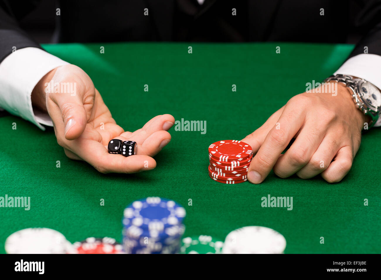 Dice player hi-res stock photography and images - Alamy