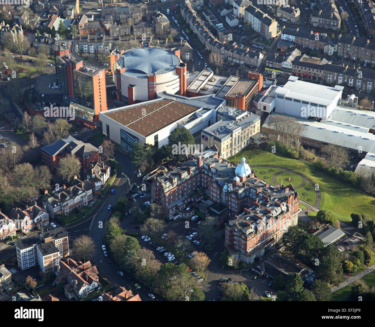 aerial view of Harrogate International Centre and Conference Centre ...
