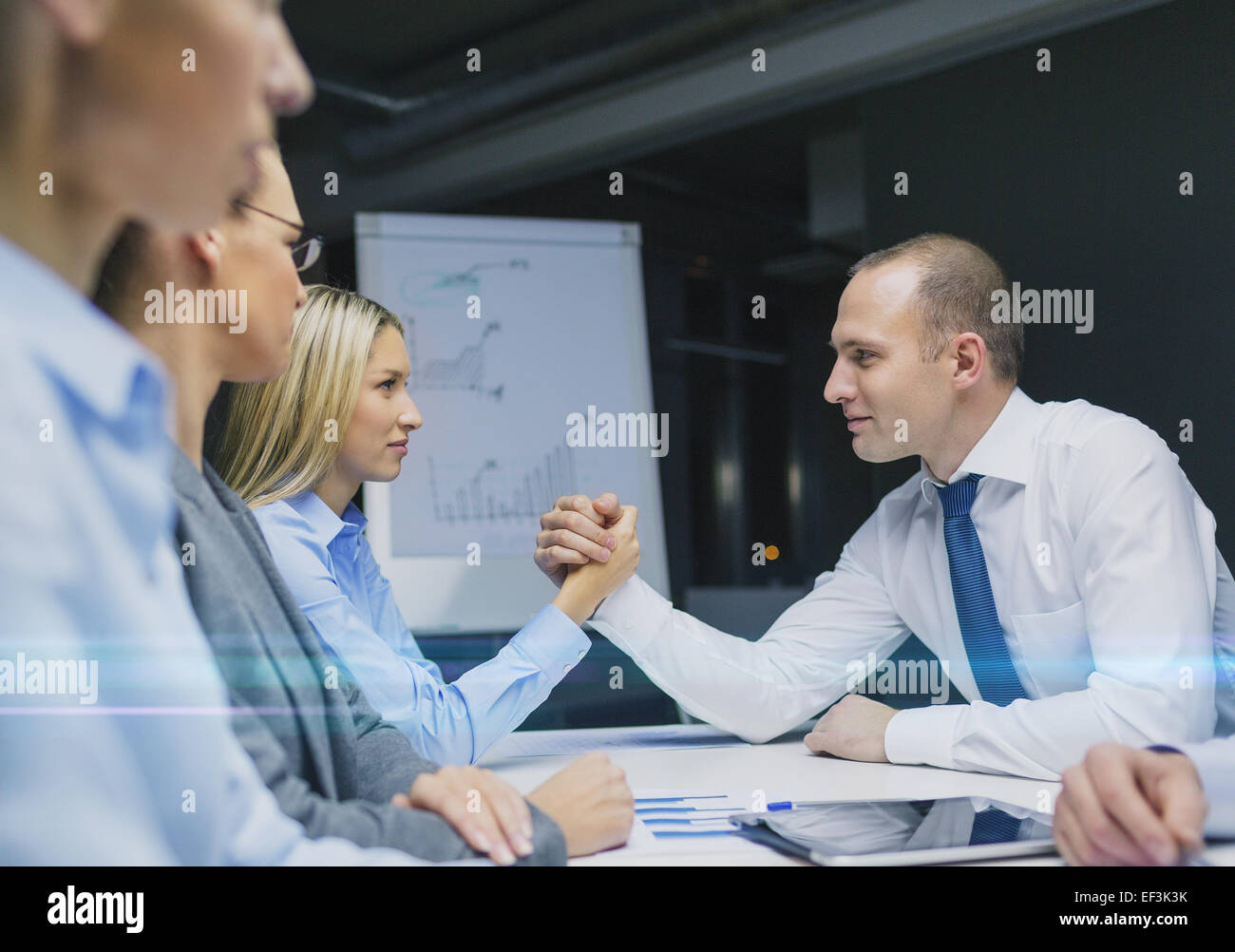 Arm Wrestle Business Women High Resolution Stock Photography and Images ...