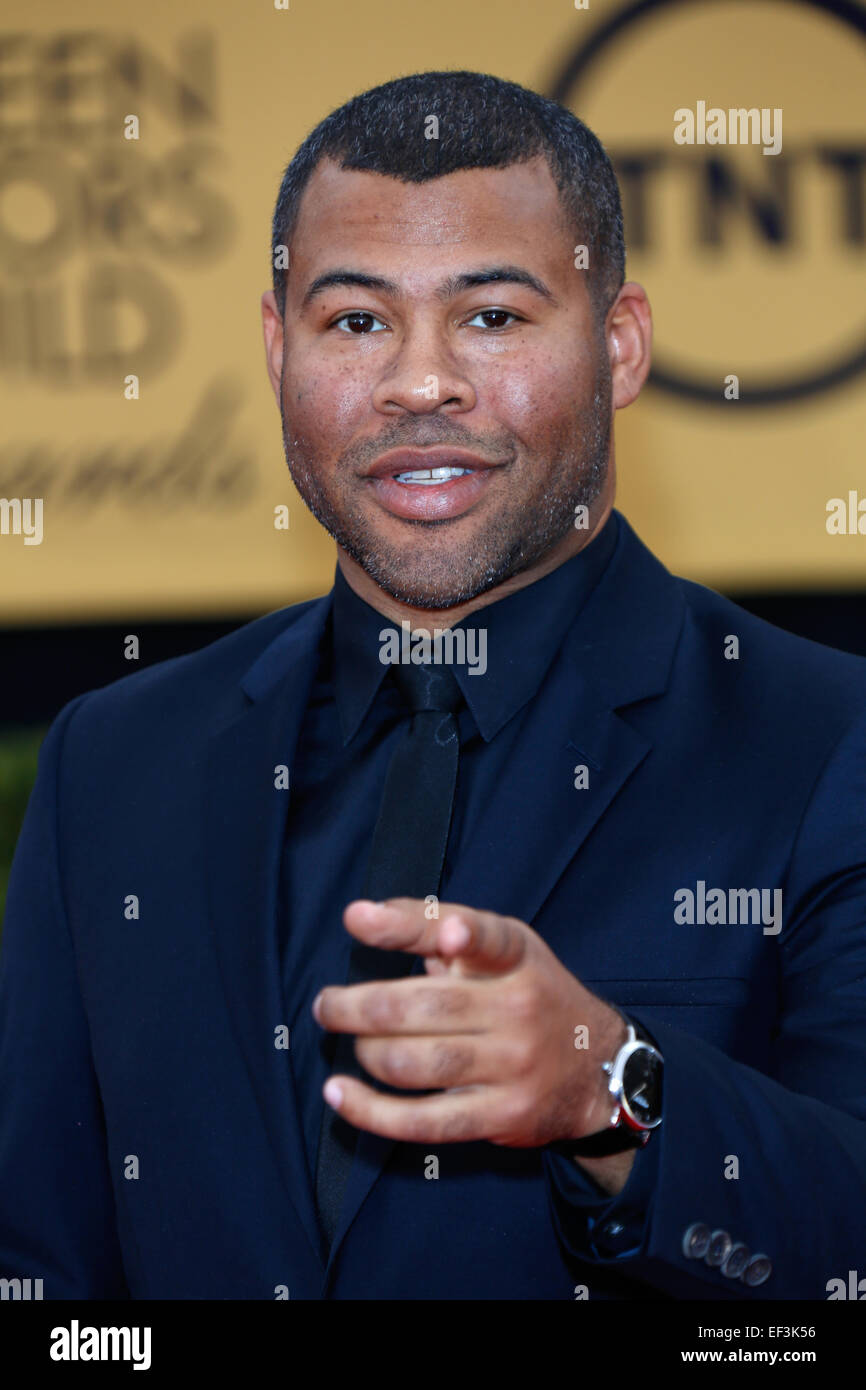 Jordan Peele arrives at the 21st annual Screen Actors Guild Awards ...