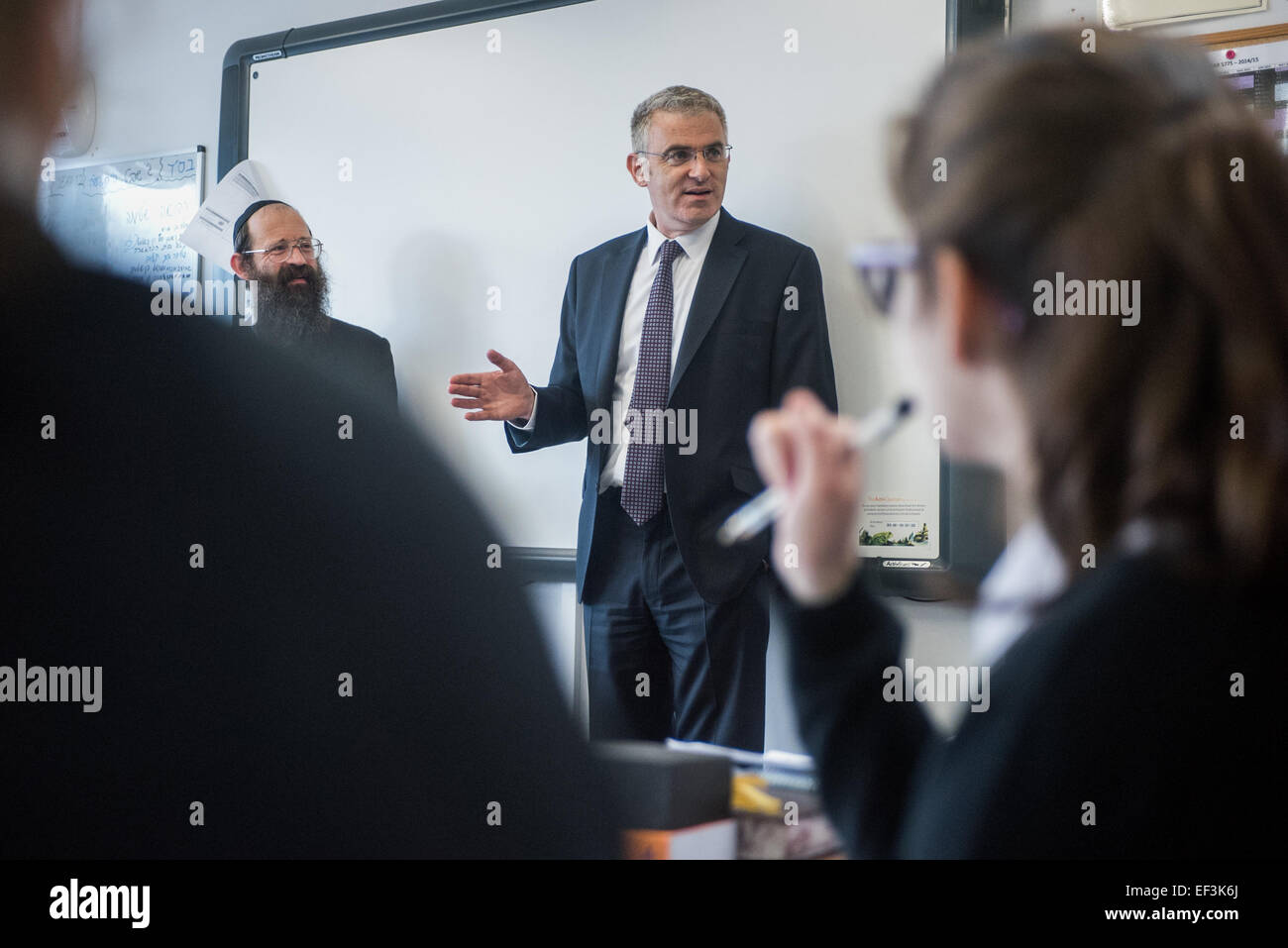 London, UK. 26th January, 2015. Ambassador of Israel HE Daniel Taub ...