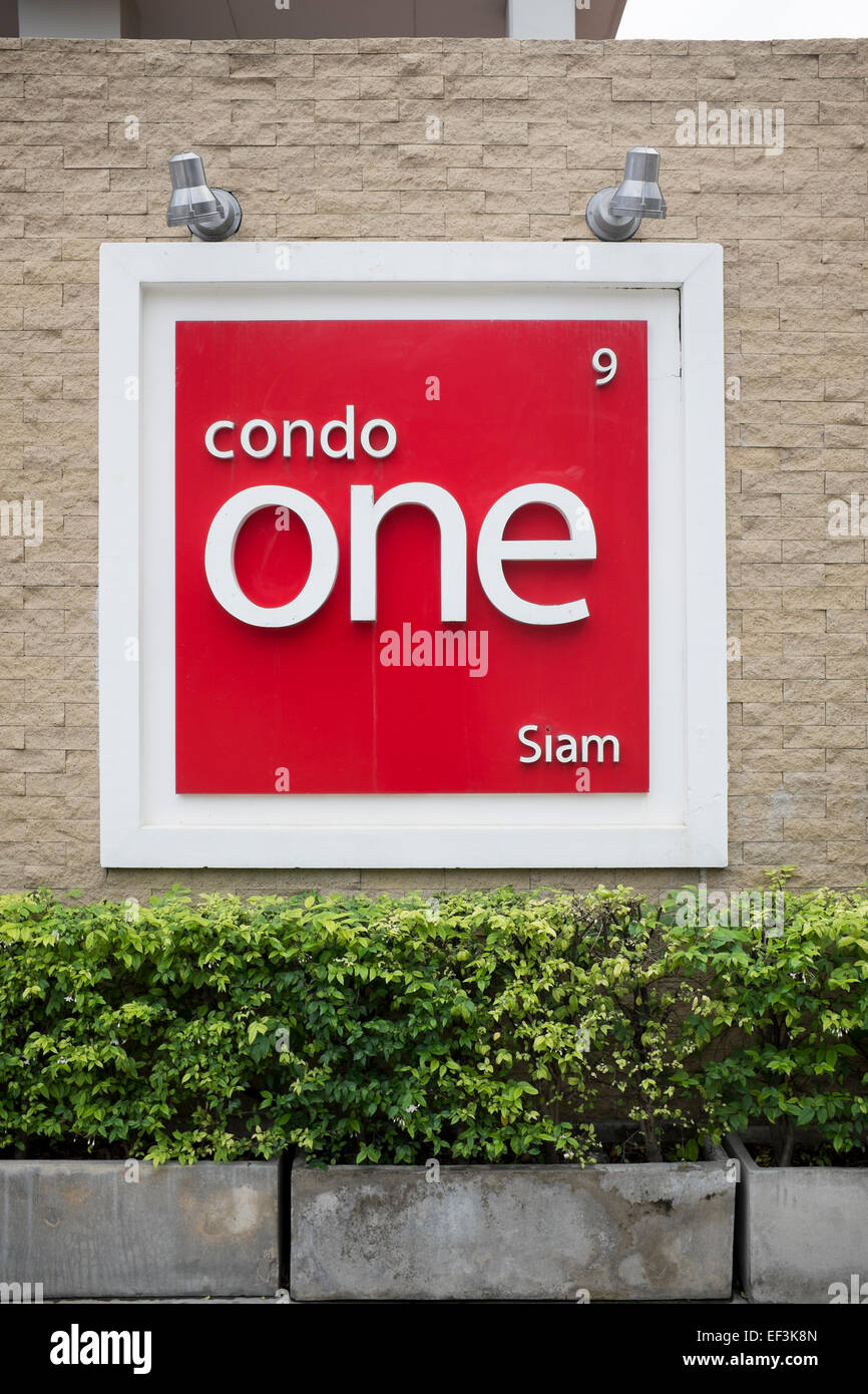 Condo One Siam Bangkok Stock Photo - Alamy