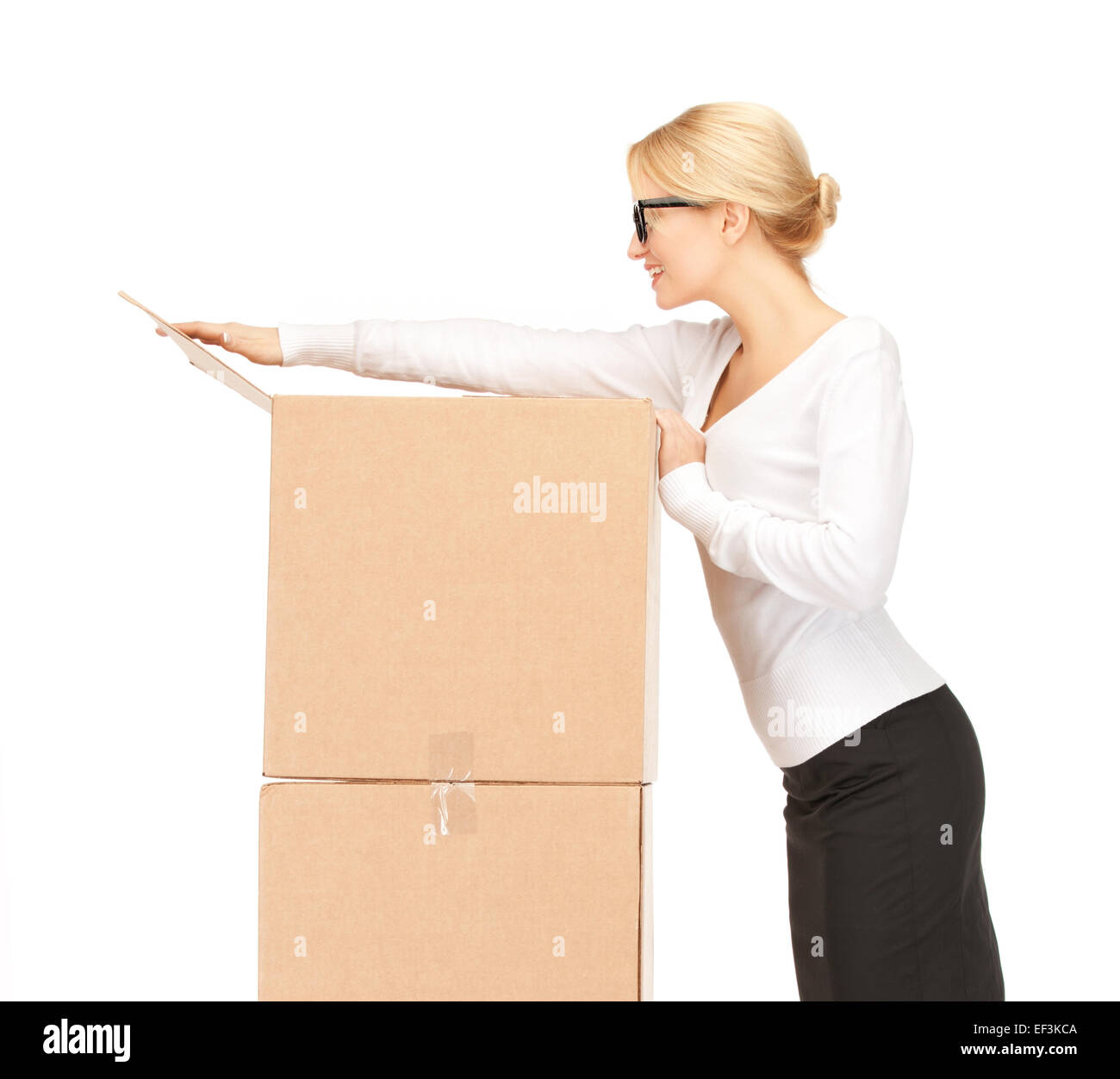 Big boxes hi-res stock photography and images - Alamy