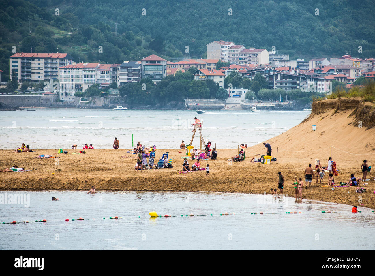Laga beach in Urdaibai Biosphere Reserve, Biscay, Basque Country, Spain ...